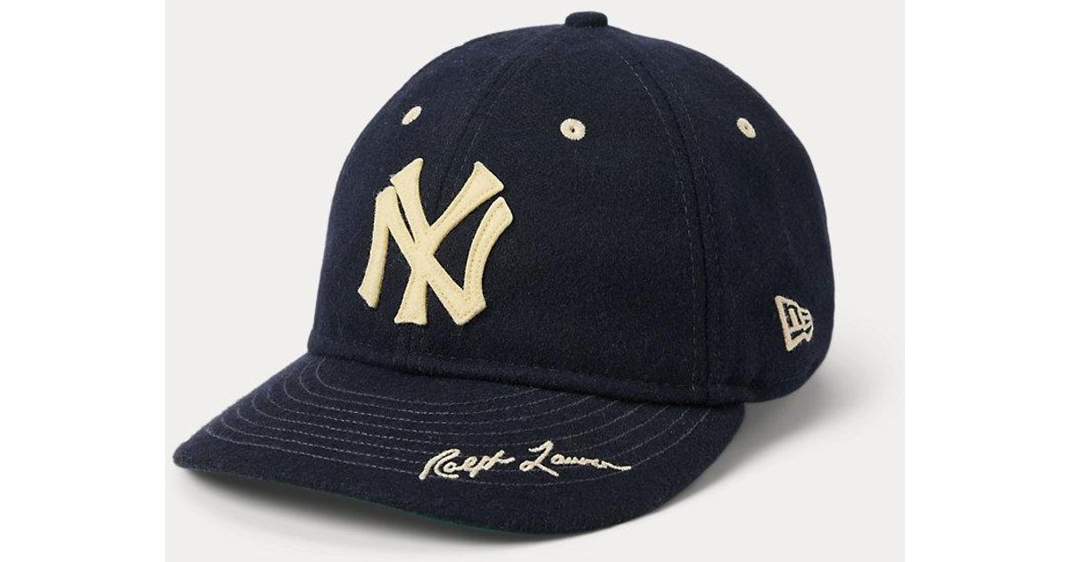 Polo Ralph Lauren Lauren Yankees Wool Cap in Blue for Men | Lyst UK