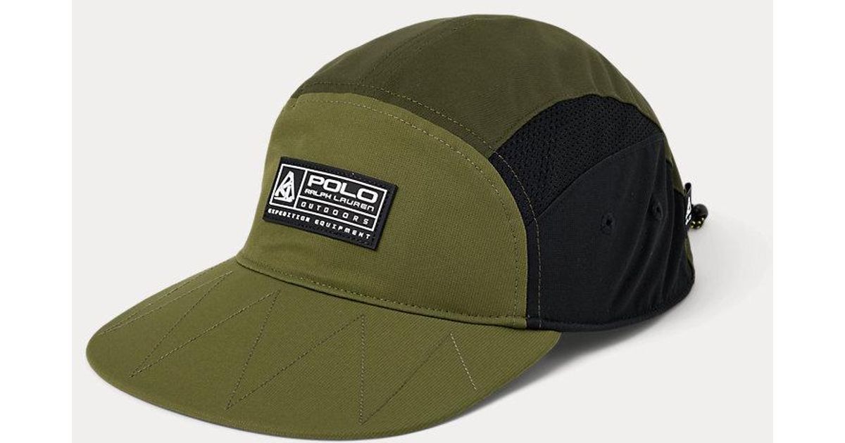 Ralph Lauren Mesh-Panelled Dobby Cap in Green for Men | Lyst UK