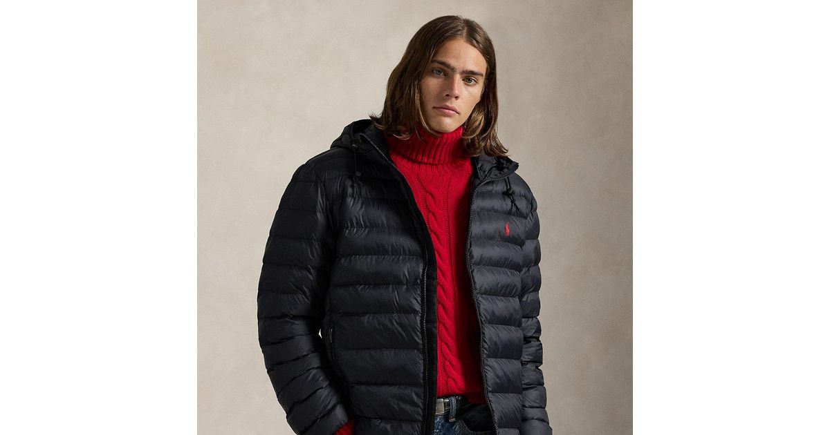 Ralph Lauren The Colden Packable Hooded Jacket in Brown for Men | Lyst