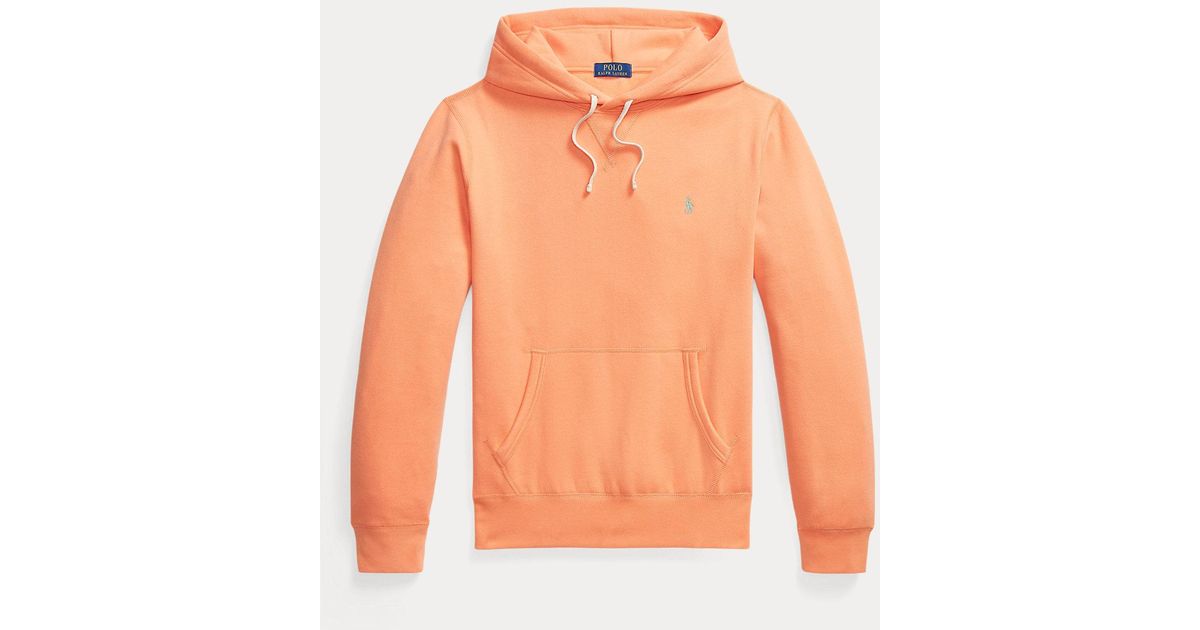 Polo Ralph Lauren The Rl Fleece Hoodie in Orange for Men | Lyst UK