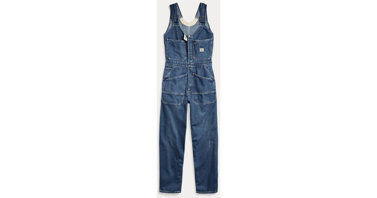 Ralph Lauren Ralph Lauren Robynne Denim Overall in Blue | Lyst