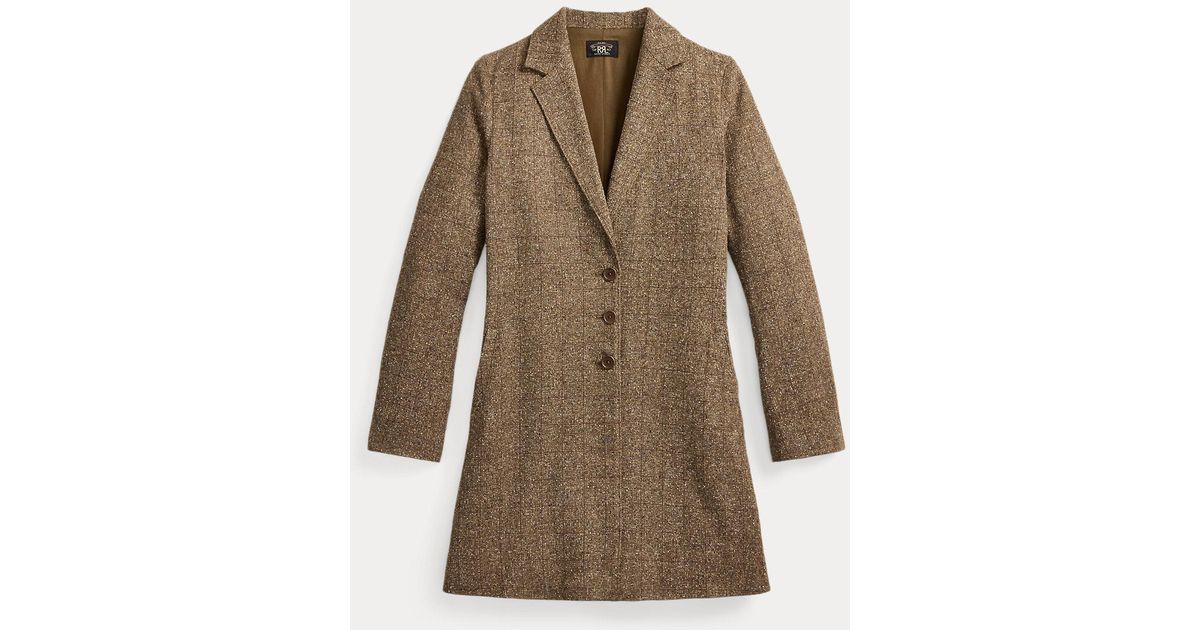 RRL Tweed Hacking Jacket in Brown | Lyst UK