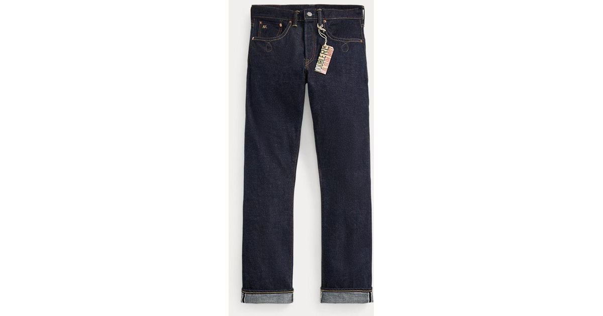RRL Slim Boot East-West Selvedge Jean in Blue for Men | Lyst UK