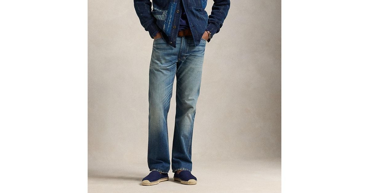 Ralph Lauren Heritage Rider Bootcut Jean in Blue for Men | Lyst