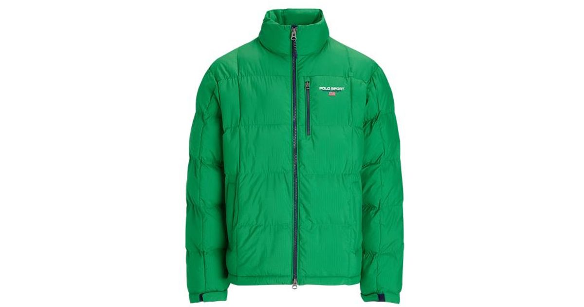 Polo Ralph Lauren Polo Sport Quilted Jacket in Green for Men | Lyst UK