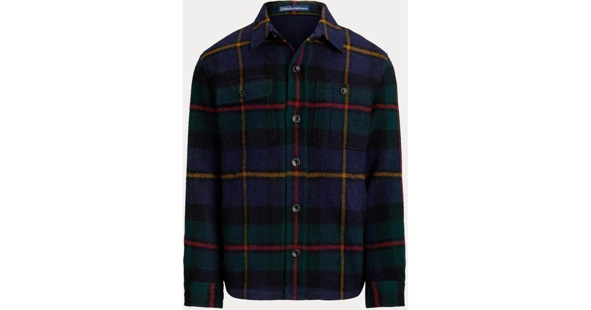 Polo Ralph Lauren Plaid Tweed Jacket in Blue for Men | Lyst UK