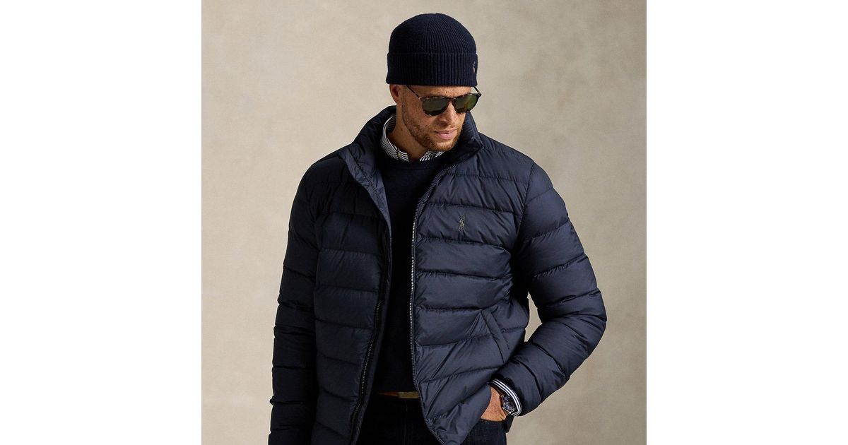 Ralph Lauren The Colden Packable Down Jacket in Blue for Men | Lyst