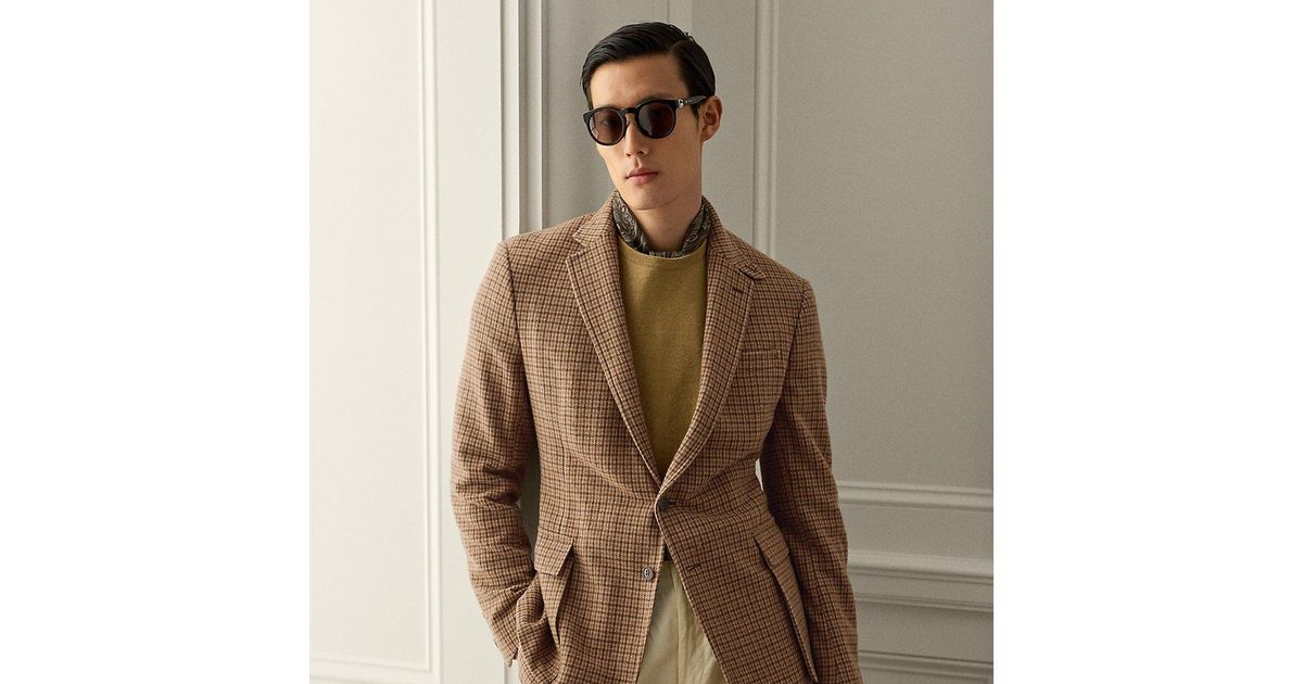 Ralph Lauren Ralph Lauren Kent Hand-Tailored Check Sport Coat in Green ...