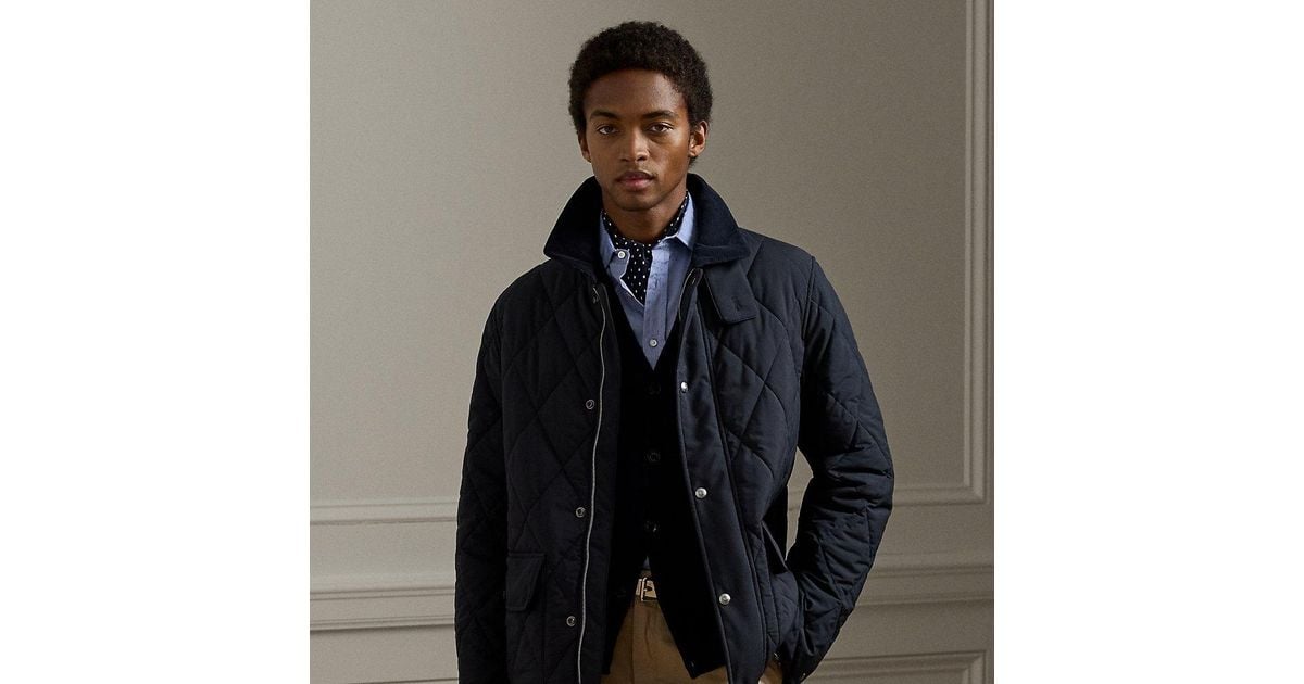 Ralph Lauren Ralph Lauren Carleton Quilted Down Jacket in Black for Men ...