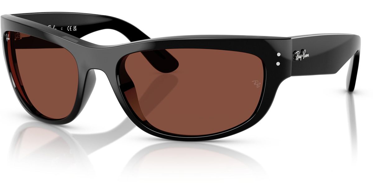 Ray-Ban Mega Balorama Limited Sunglasses Frame Red Lenses in Black | Lyst