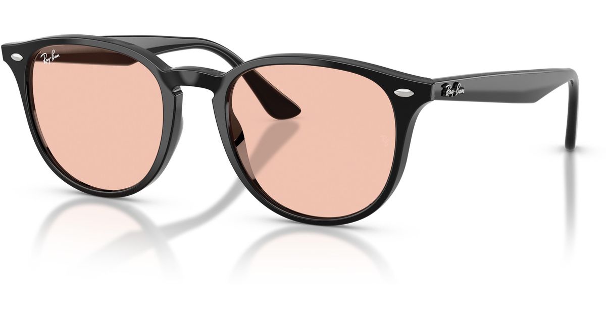 Ray-Ban Rb4259 Sunglasses Frame Pink Lenses in Black | Lyst