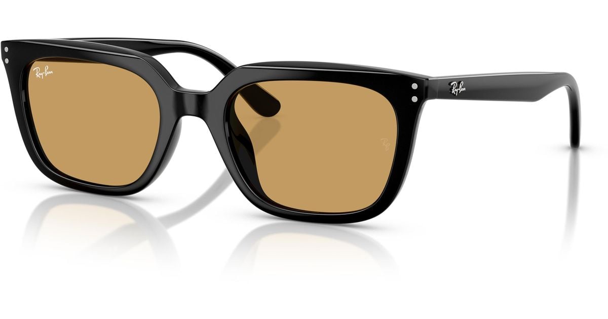 Ray-Ban Rb4439d Sunglasses Frame Brown Lenses in Black | Lyst UK