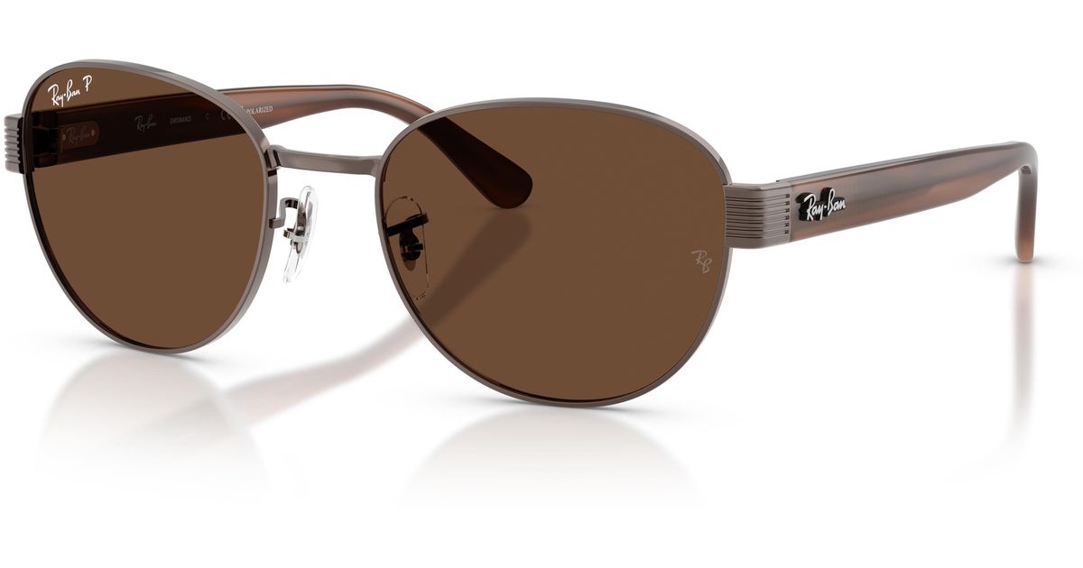 Ray-Ban Rb3766ch Chromance Sunglasses Frame Brown Lenses Polarized in ...