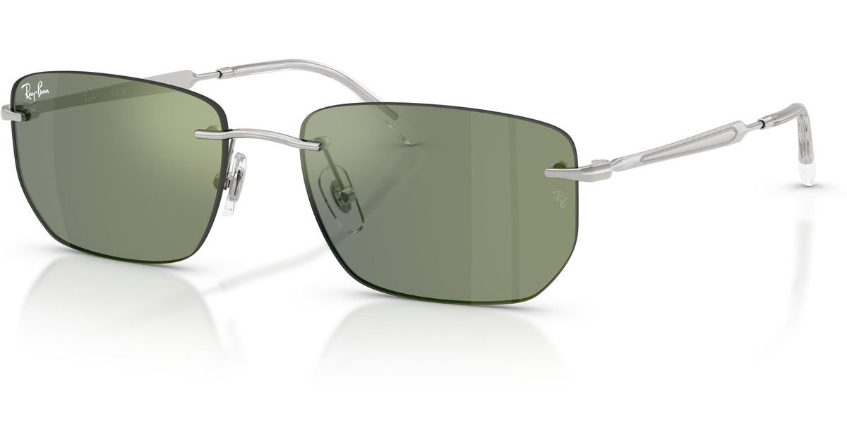 Ray-Ban Rb3768 Sunglasses Frame Green Lenses in Black | Lyst UK