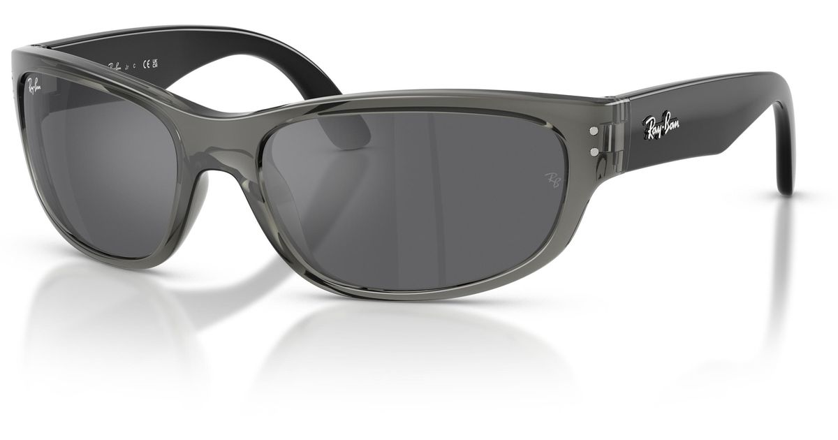 Ray-Ban Balorama Kids Bio-based Sunglasses Frame Silver Lenses in Black ...