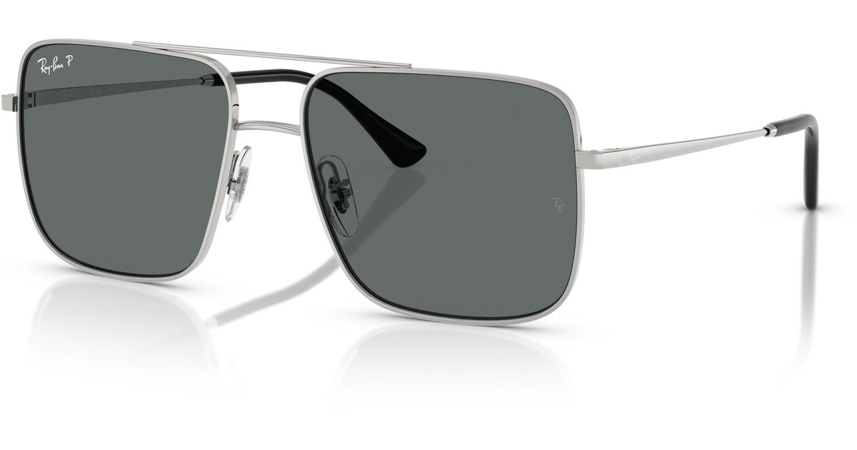 Ray-Ban Ari Bio-based Sunglasses Frame Grey Lenses Polarized in Black ...