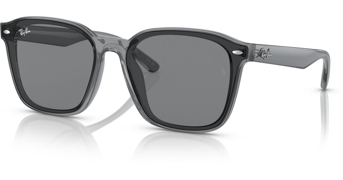 Ray-Ban Rb4392d Sunglasses Frame Grey Lenses in Black | Lyst
