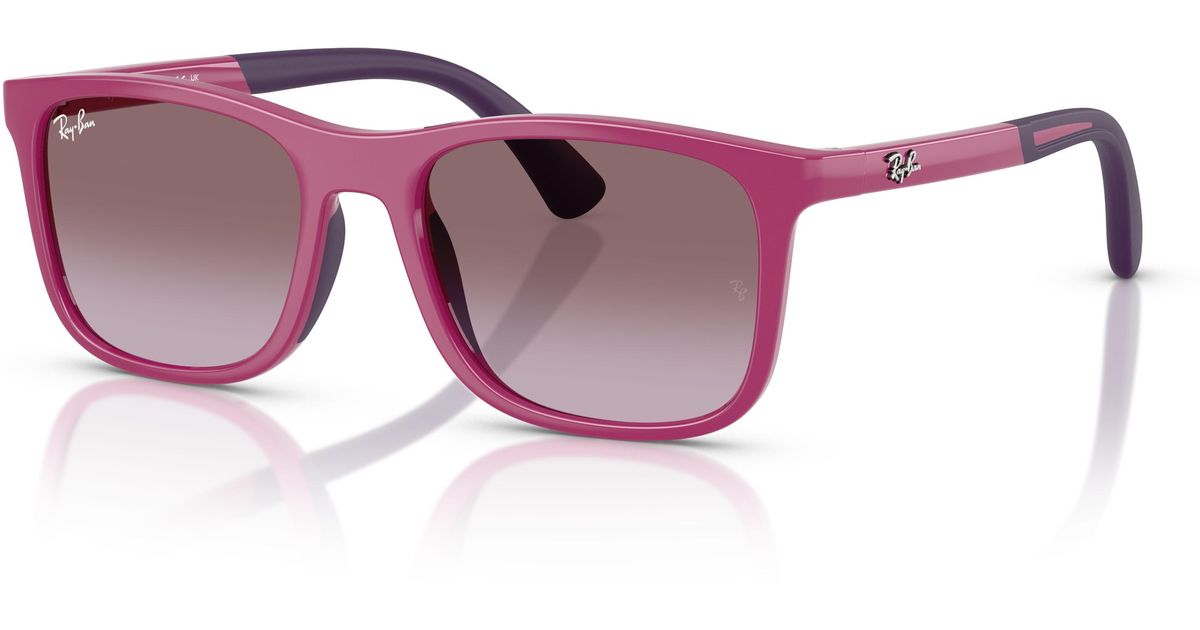 Ray-Ban Rb9084s Kids Bio-based Sunglasses Frame Violet Lenses in Black ...