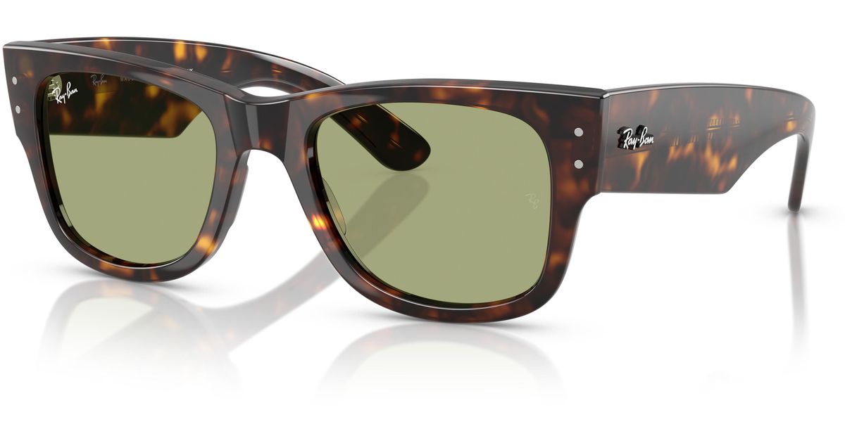 Ray-Ban Mega Wayfarer Summer Capsule Sunglasses Frame Green Lenses in ...