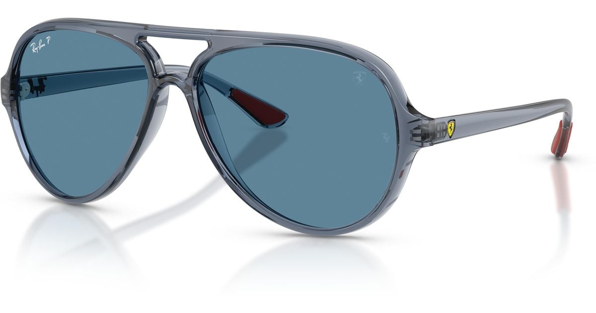 Ray-Ban Scuderia Ferrari Monza Ltd | Rb4125m Sunglasses Frame Blue ...