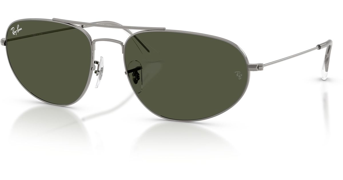Ray-Ban Explorer Iv Sunglasses Frame Green Lenses in Black | Lyst