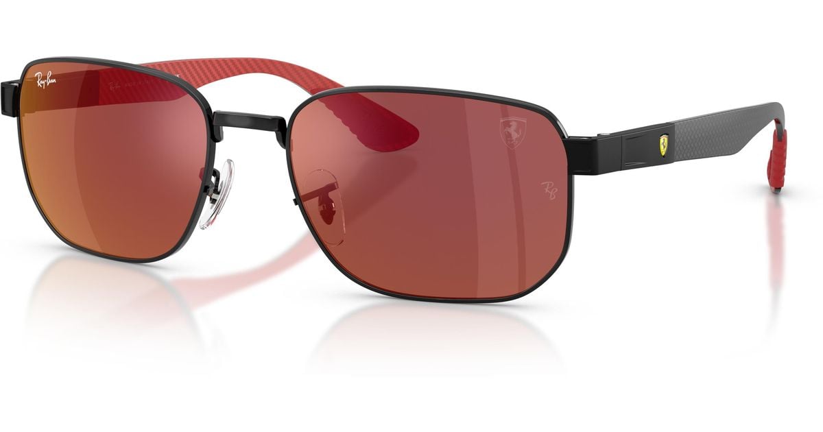 Ray-Ban Sunglasses Rb8329m Scuderia Ferrari Collection in Black | Lyst UK