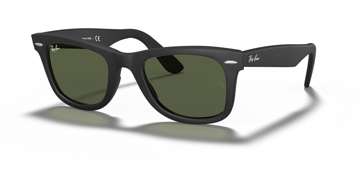 Ray-Ban Original Wayfarer Classic Sunglasses Frame Green Lenses in ...
