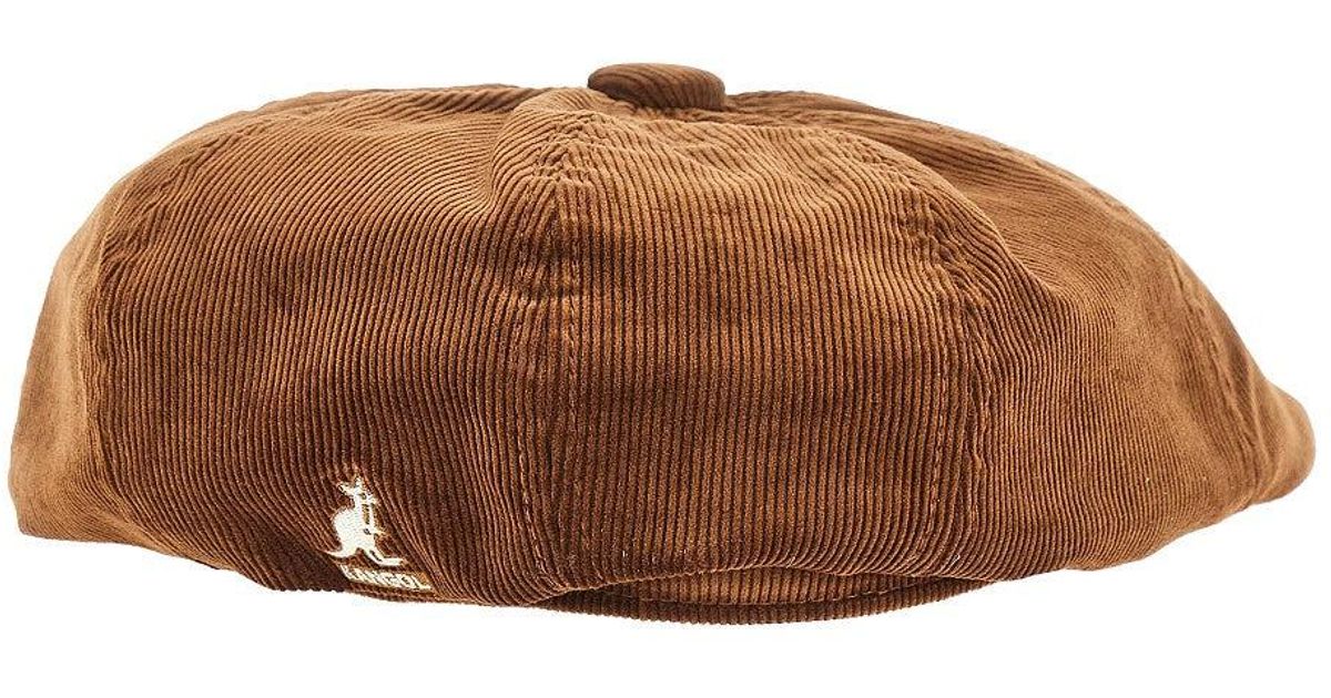 Kangol Corduroy Hawker Cap in Brown for Men | Lyst UK