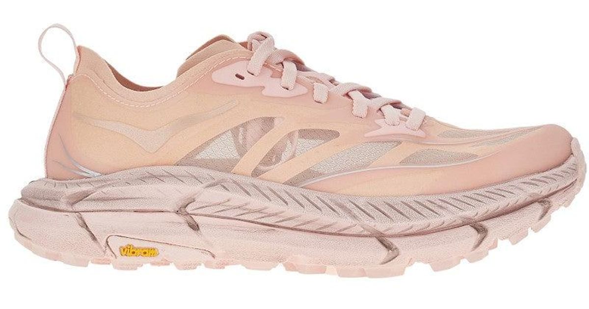 Hoka One One 'Mafate Speed 4 Lite' Sneakers in Pink | Lyst UK
