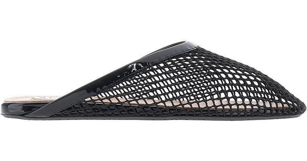 Alaïa Net Mules in Black | Lyst
