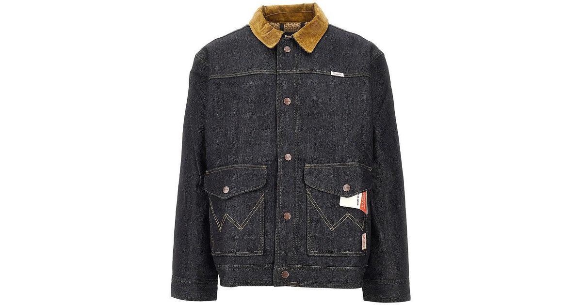 FILSON X WRANGLER Denim Jacket in Black for Men | Lyst