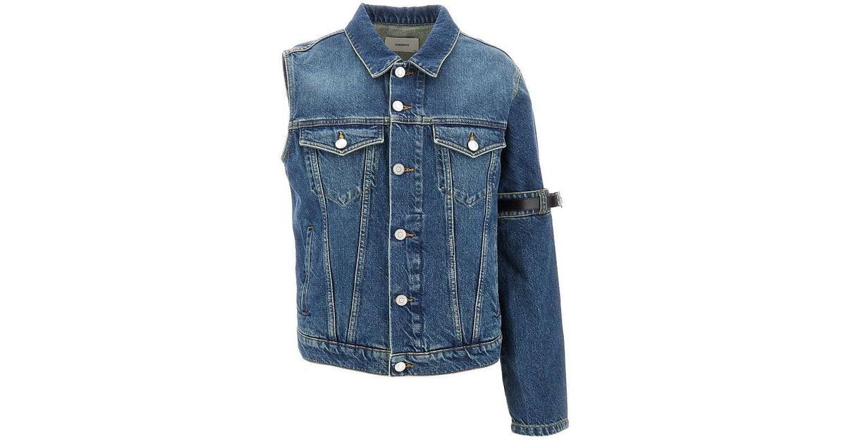 Coperni One-Arm Denim Jacket in Blue | Lyst