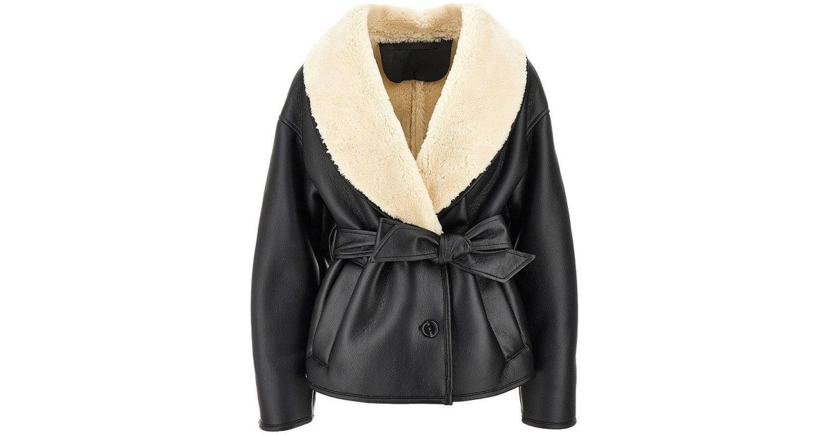 Stand Studio 'Kathini' Faux Leather Jacket in Black | Lyst UK