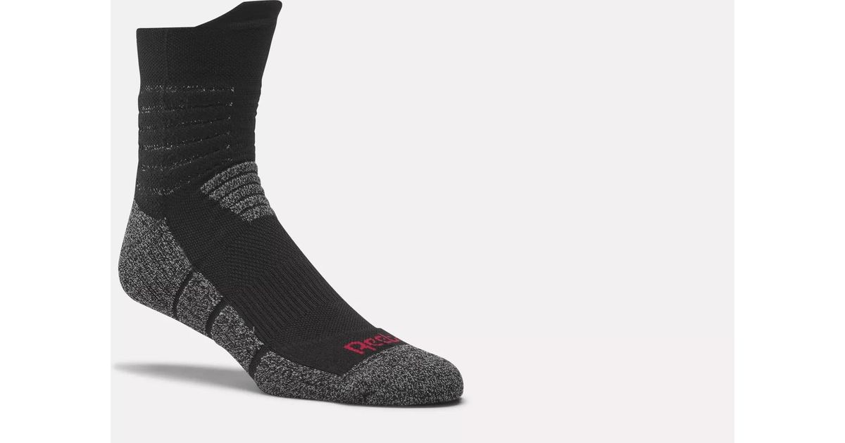 Reebok Zone Cushion Quarter Socks in Black for Men | Lyst