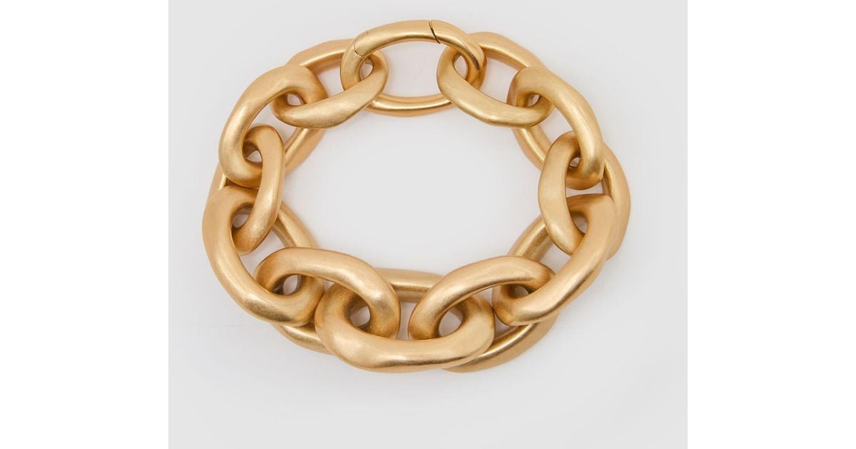 Reiss Tyla Chunky Chain-Link Bracelet in Metallic | Lyst