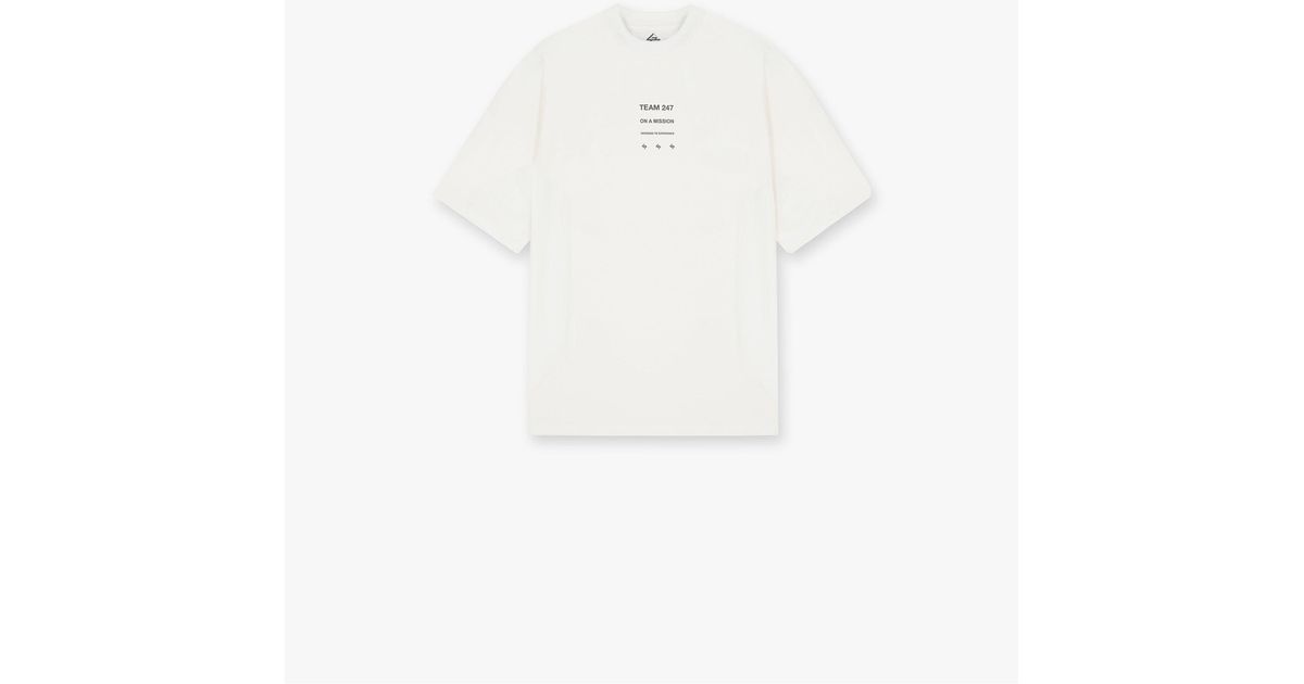 Represent 247 Uprising Oversized T-Shirt in White for Men | Lyst UK