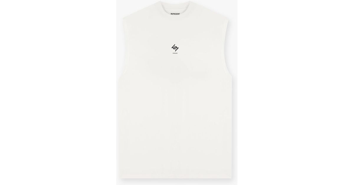 Represent 247 Oversized Tank in White for Men | Lyst UK