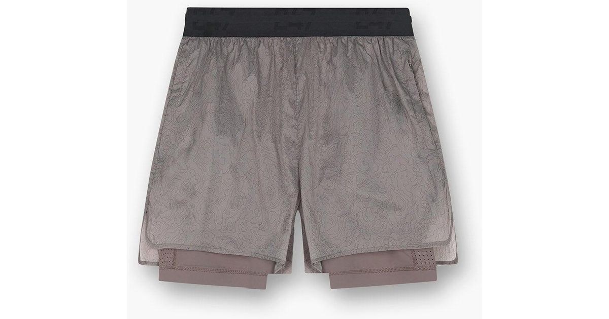 Represent 247 Contour 2-In-1 Run Shorts in White for Men | Lyst UK