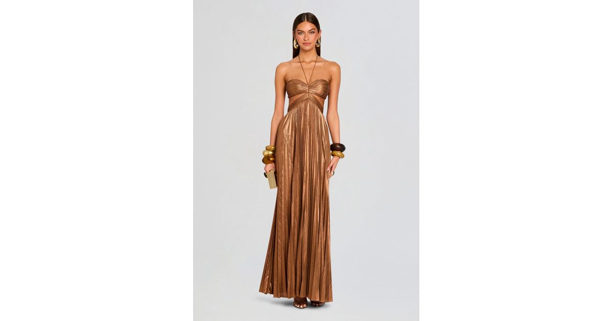 retroféte Keira Dress in Brown | Lyst