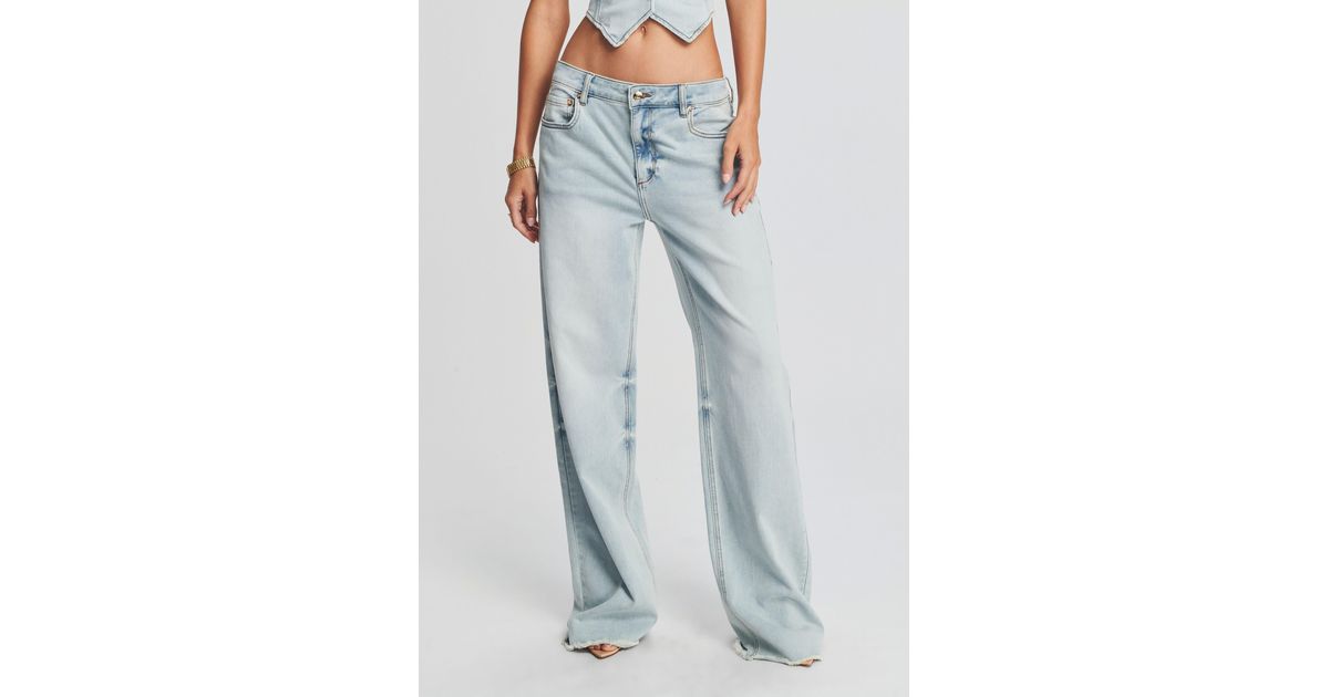 SER.O.YA Margot Terry Boyfriend Jean in Blue | Lyst