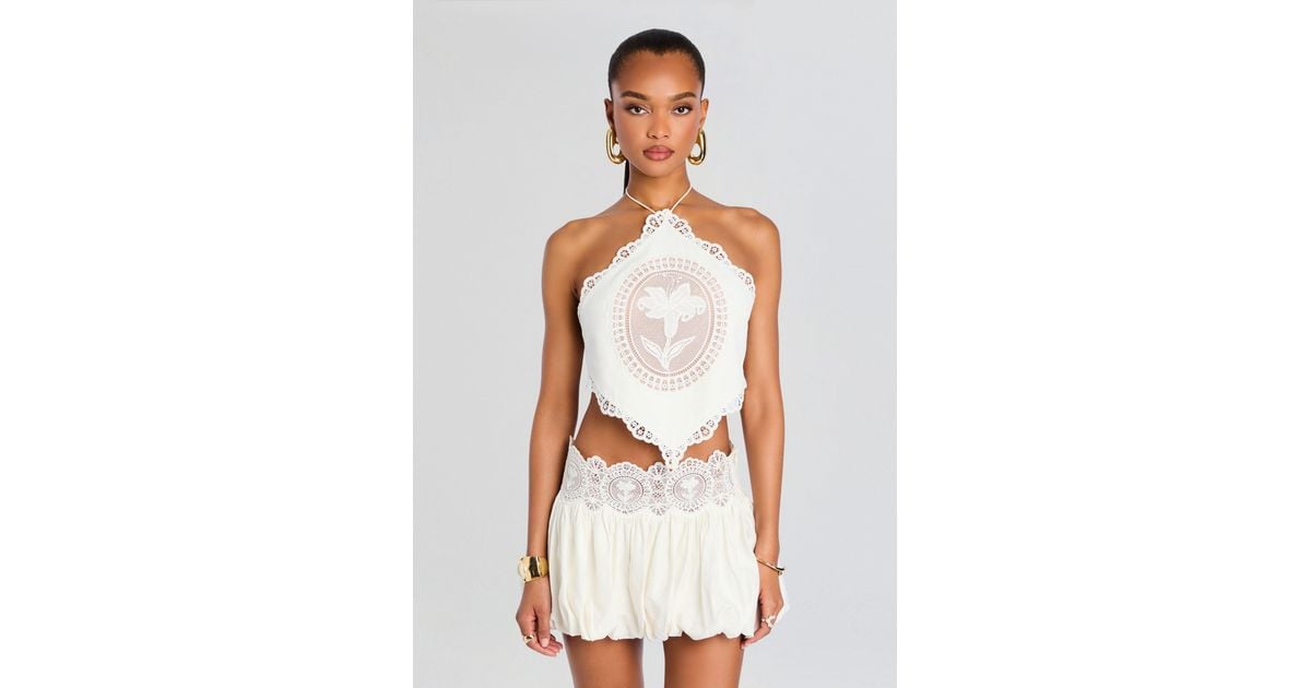 retroféte Summer Top in White | Lyst