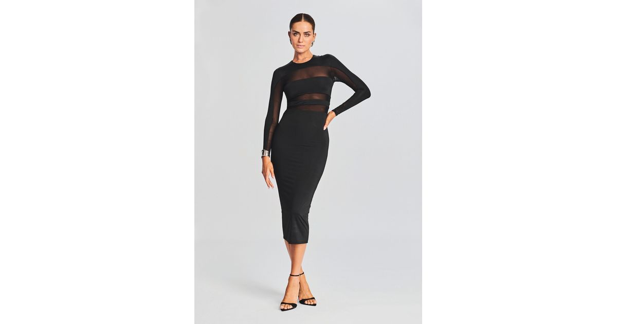 SER.O.YA Ruby Dress in Black | Lyst