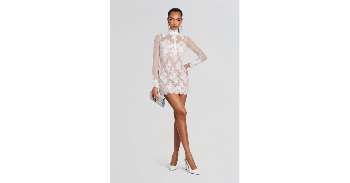 retroféte Faylin Dress in White | Lyst