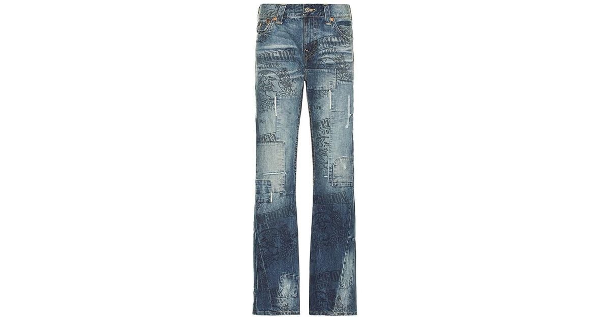 TRUE RELIGION X Bad Weather Stacked Pocket Joey Jeans in Blue for Men ...