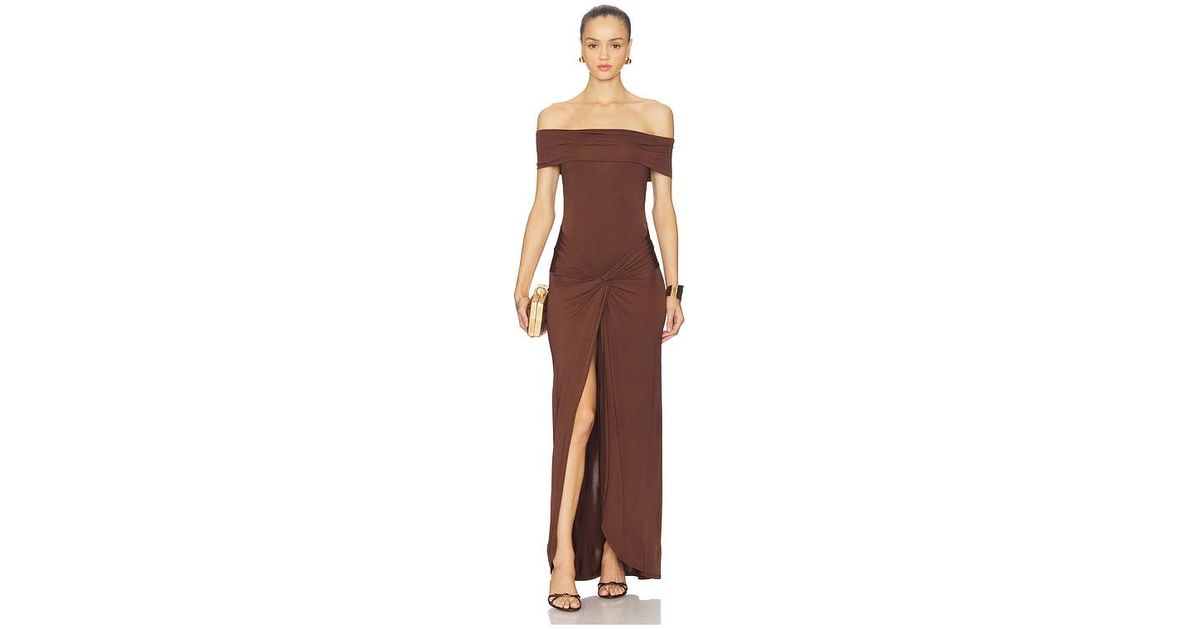Lovers + Friends Bria Maxi Dress in Brown | Lyst