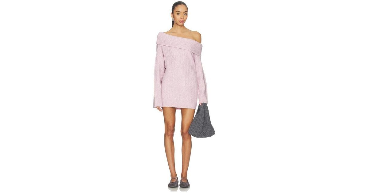 Lovers + Friends Sora Off The Shoulder Mini Dress in Pink | Lyst UK