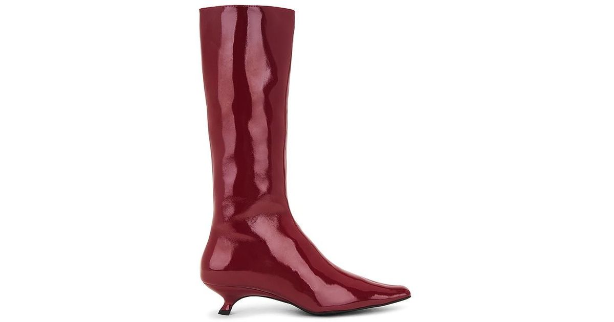 Jeffrey Campbell No-Space Boots in Red | Lyst