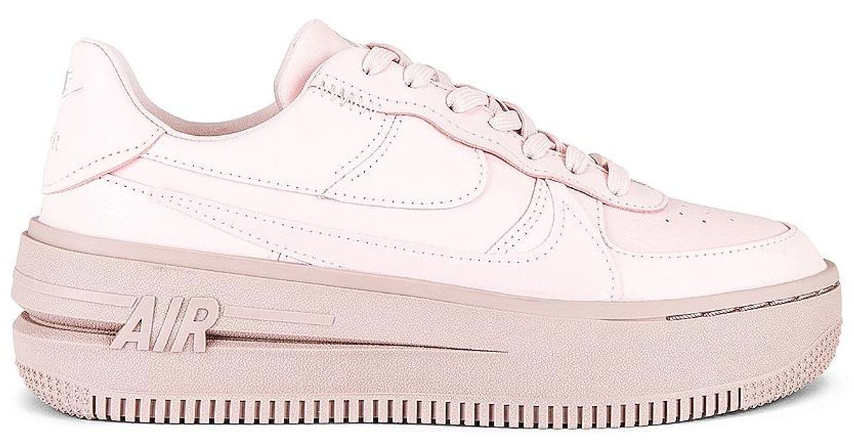 Nike Leather Air Force 1 Platform Sneaker in Pink | Lyst Nike Leather Air Force 1 Platform Sneaker in Pink | Lyst