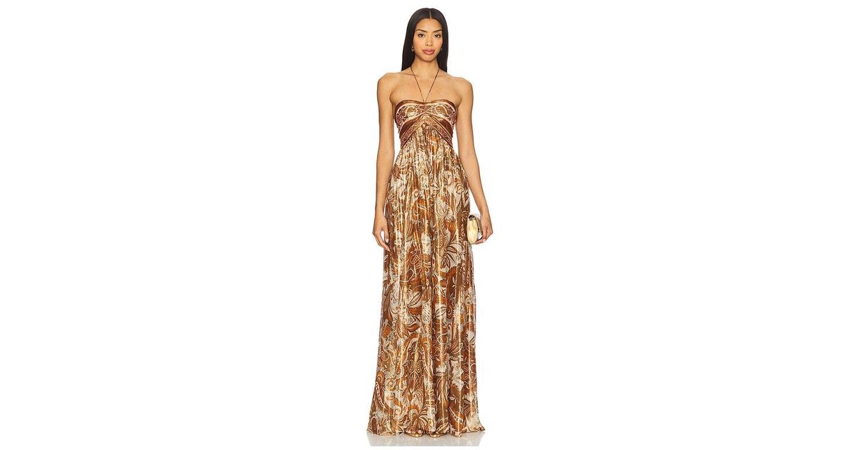 retroféte Kimmy Dress in Natural | Lyst