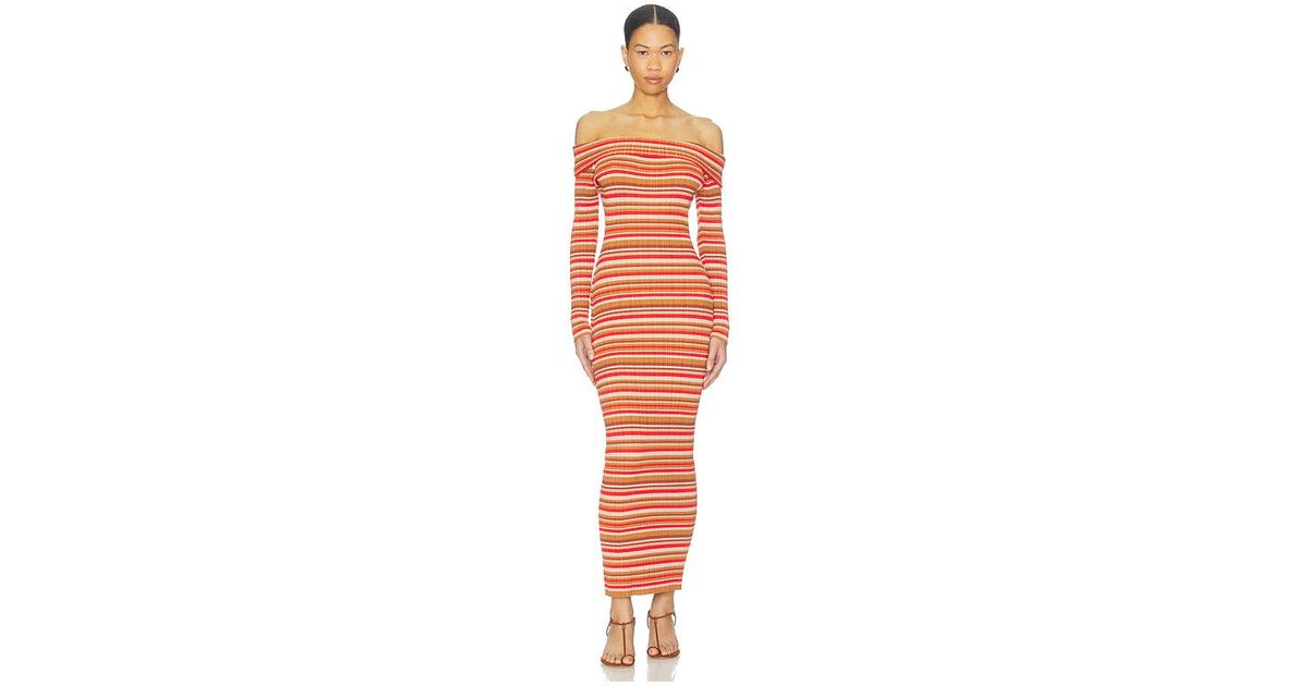 Bananhot Bonnie Maxi Dress in Orange | Lyst UK